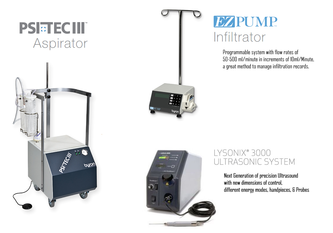 Byron Liposuction Systems and Accessories for sale at Dr's Toy Store